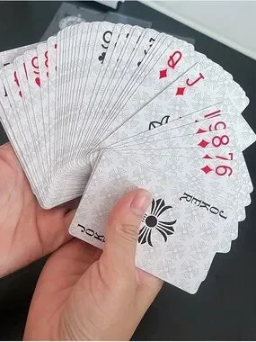 Chrome Hearts | Games | Chrome Hearts Black And White Playing Card Set ...